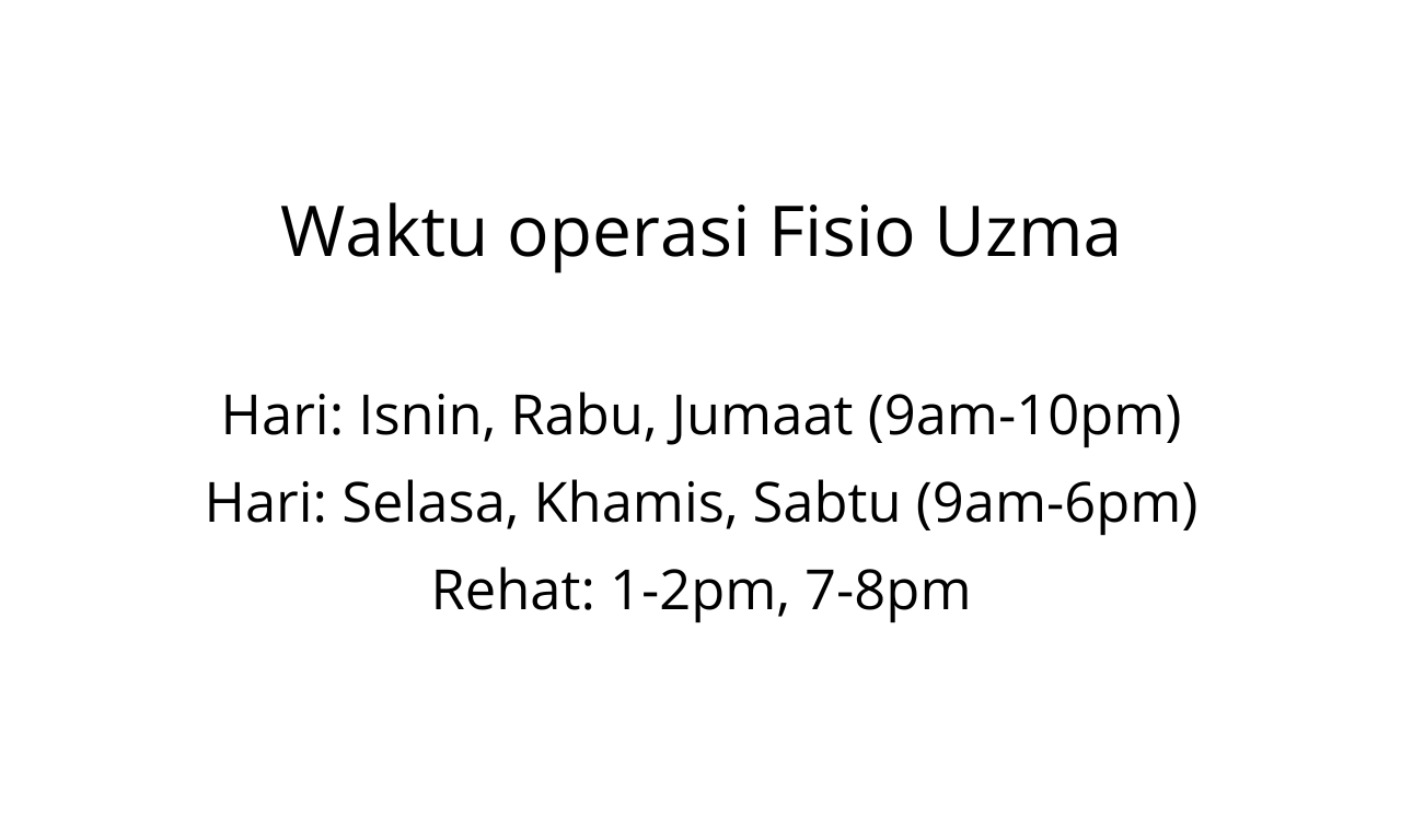 Fisioterapi Untuk Bahu Kaku (Frozen Shoulder) - Klinik Uzma